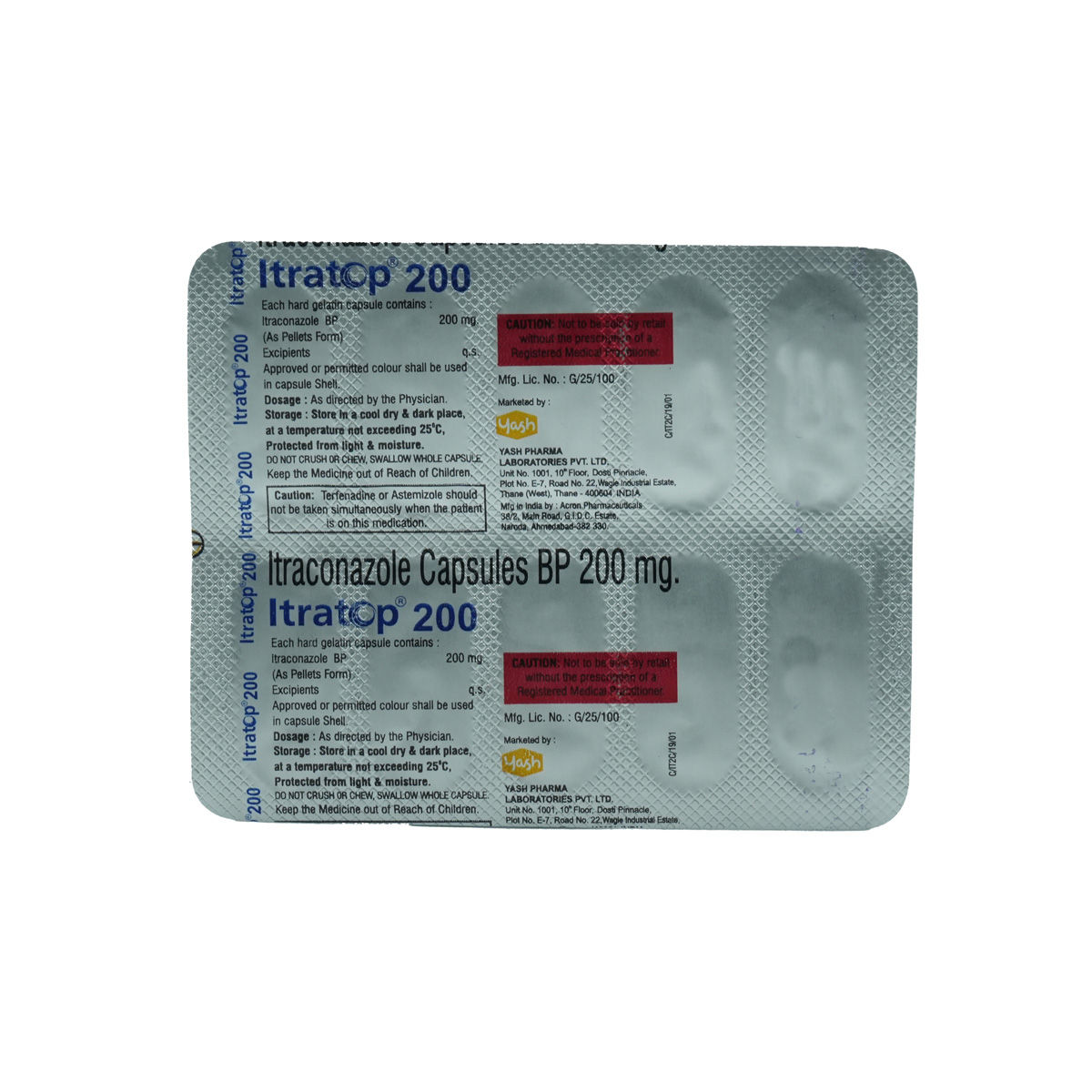 Itratop 200 mg Capsule 10's Price, Uses, Side Effects, Composition ...