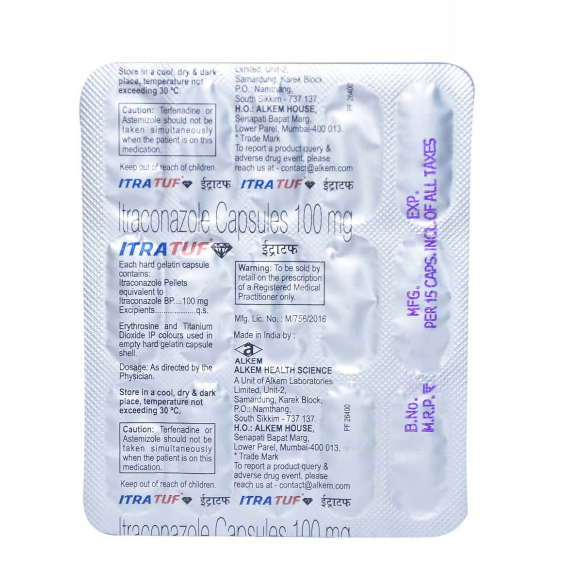 Itratuf Capsule 15's Price, Uses, Side Effects, Composition - Apollo ...