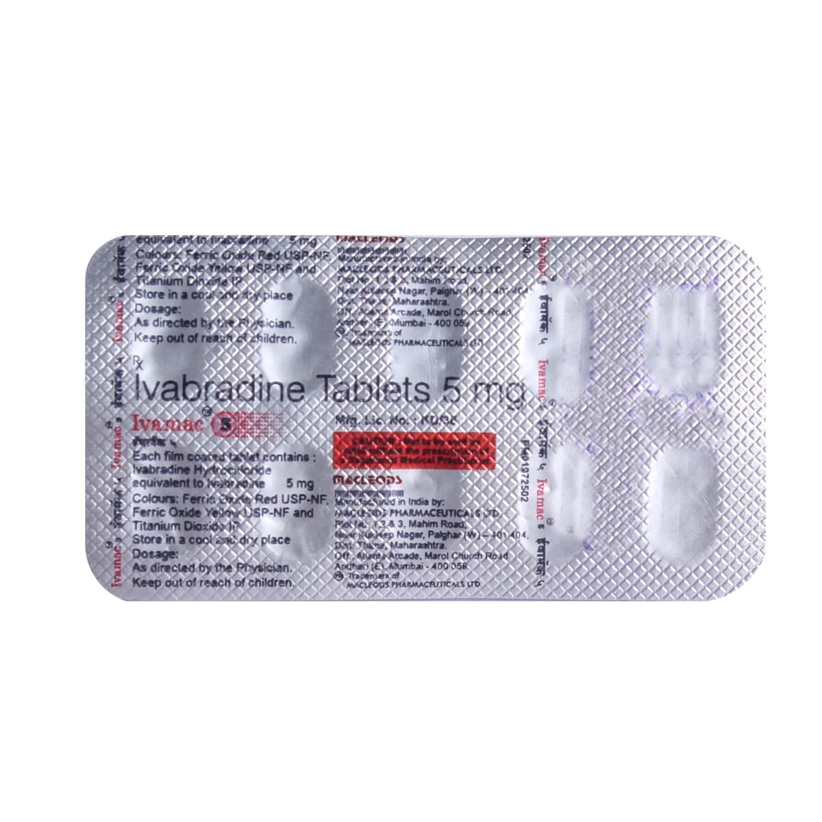 Ivamac 5 Tablet | Uses, Side Effects, Price | Apollo Pharmacy