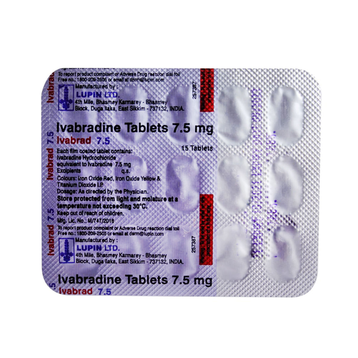 Ivabrad 7.5 Tablet | Uses, Side Effects, Price | Apollo Pharmacy