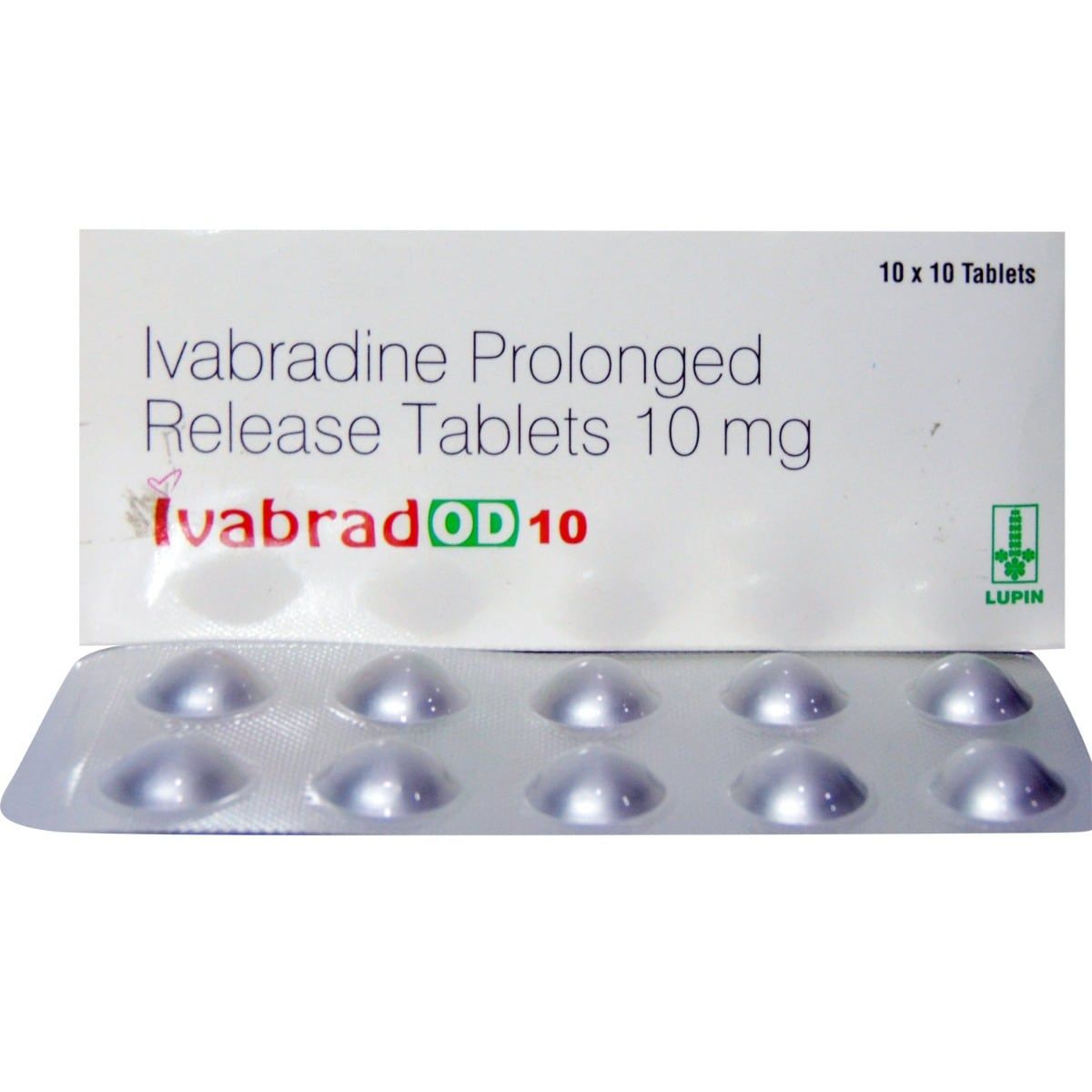 Ivabrad OD 10 mg PR Tablet 10's Price, Uses, Side Effects, Composition - Apollo Pharmacy