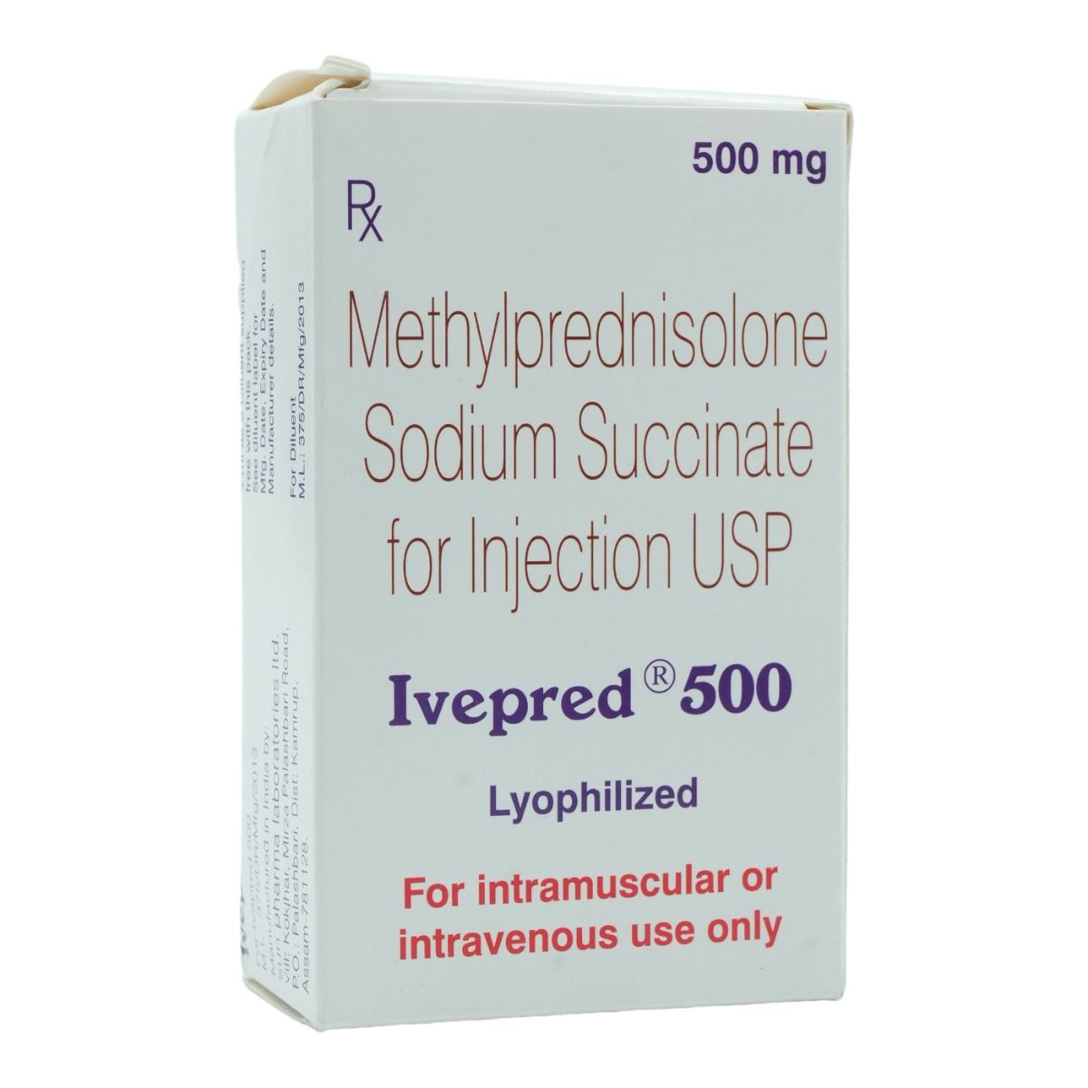 Ivepred 500 mg Injection 1's Price, Uses, Side Effects, Composition ...