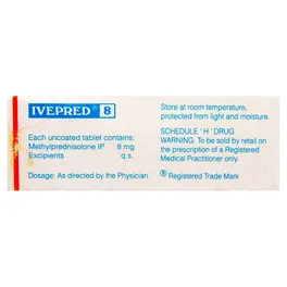 Ivepred 8 Tablet | Uses, Side Effects, Price | Apollo Pharmacy