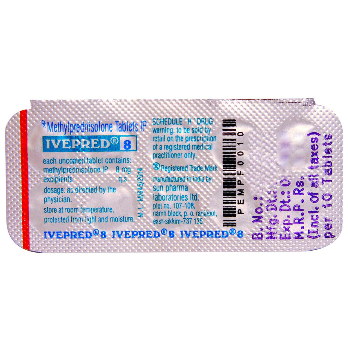 Ivepred 8 Tablet | Uses, Side Effects, Price | Apollo Pharmacy