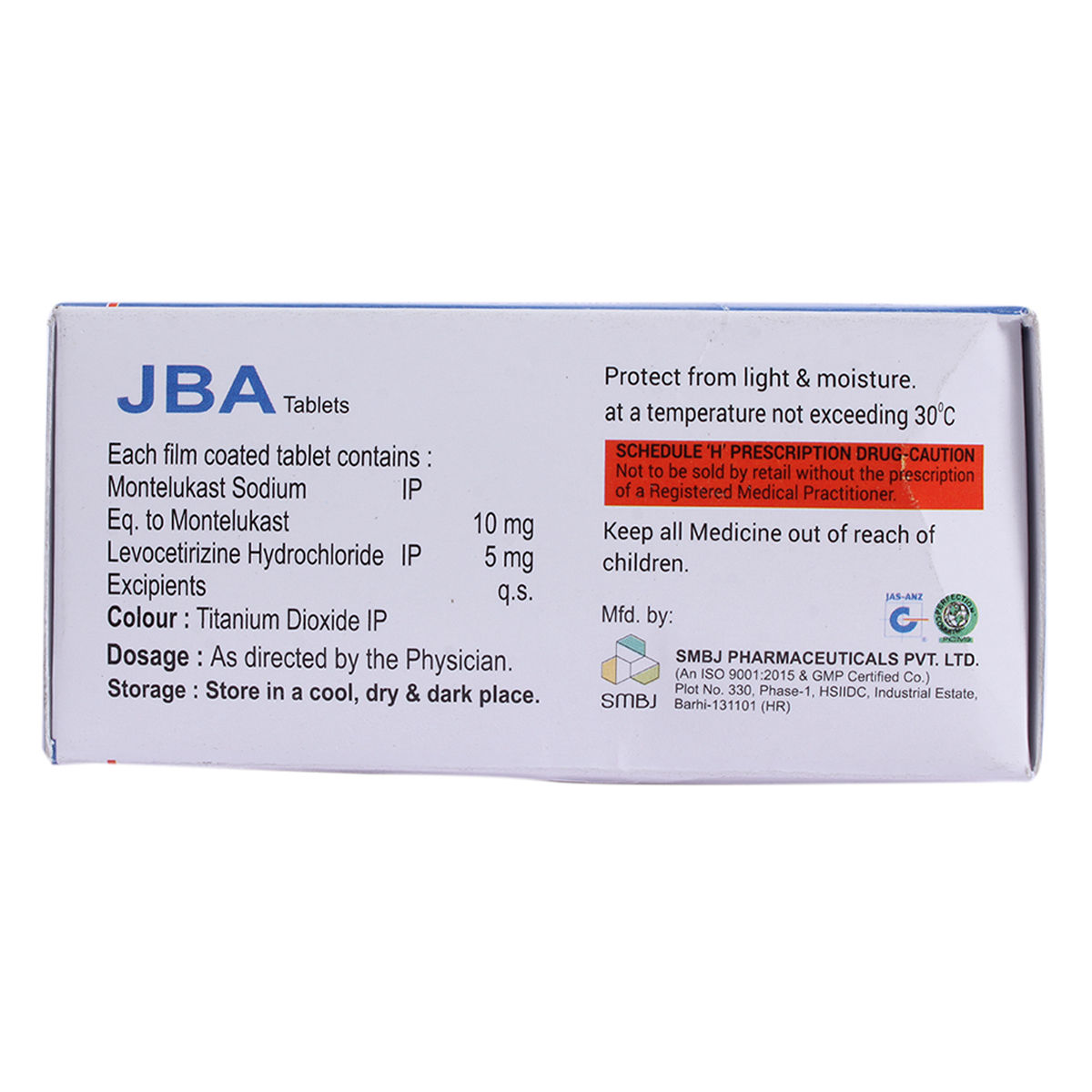 Jba Tablet 10's Price, Uses, Side Effects, Composition - Apollo Pharmacy