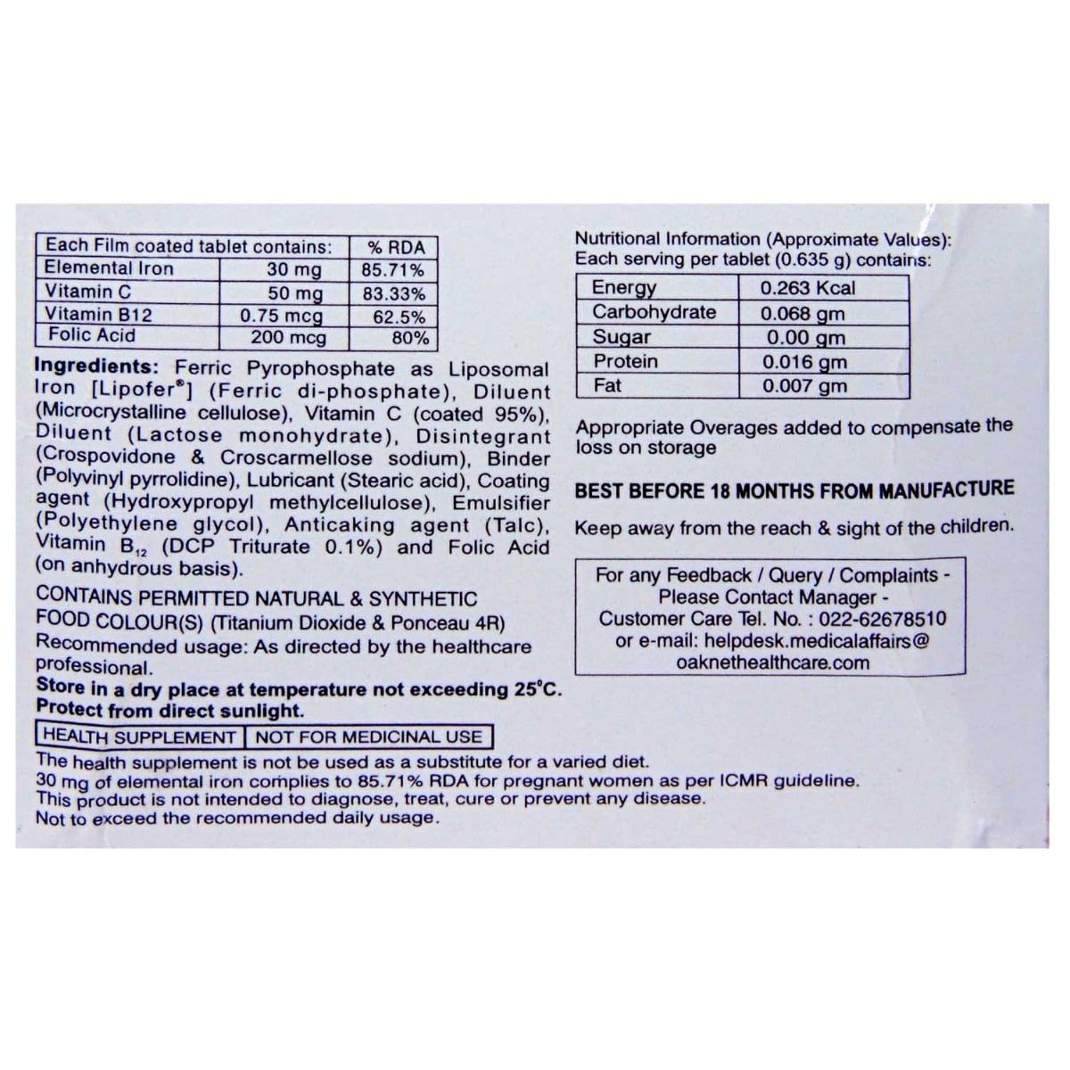 Jectocos Lipo Tablet 10's Price, Uses, Side Effects, Composition ...