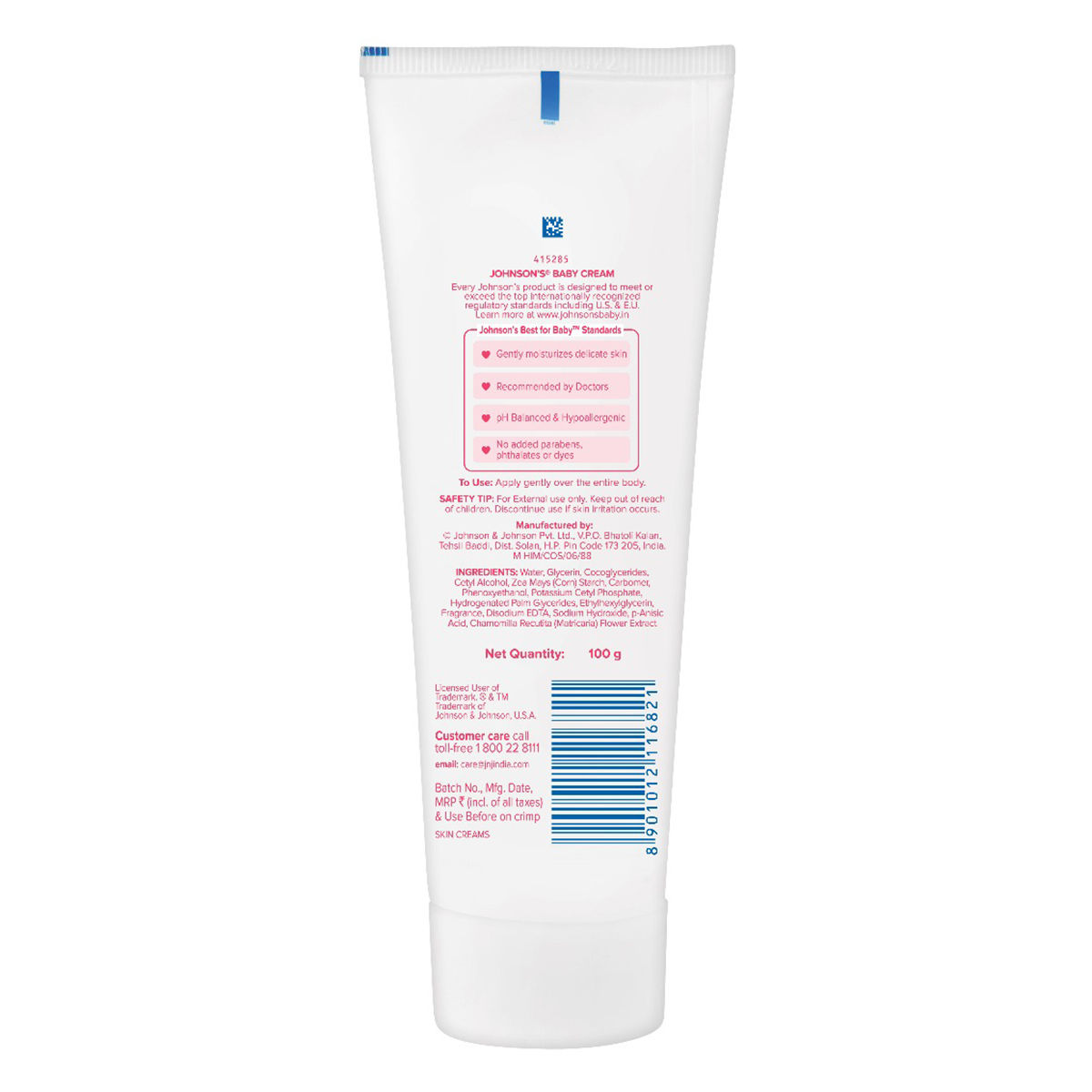Johnson's Baby Cream, 100 gm Price, Uses, Side Effects, Composition ...