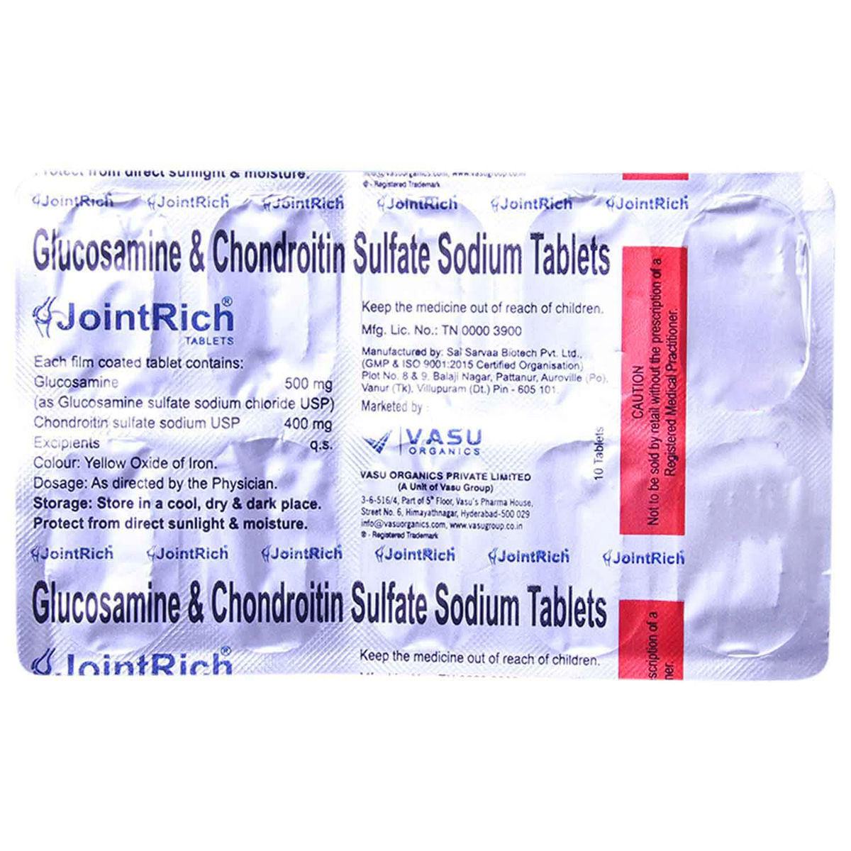 Joint Rich Tablet 10's Price, Uses, Side Effects, Composition - Apollo ...