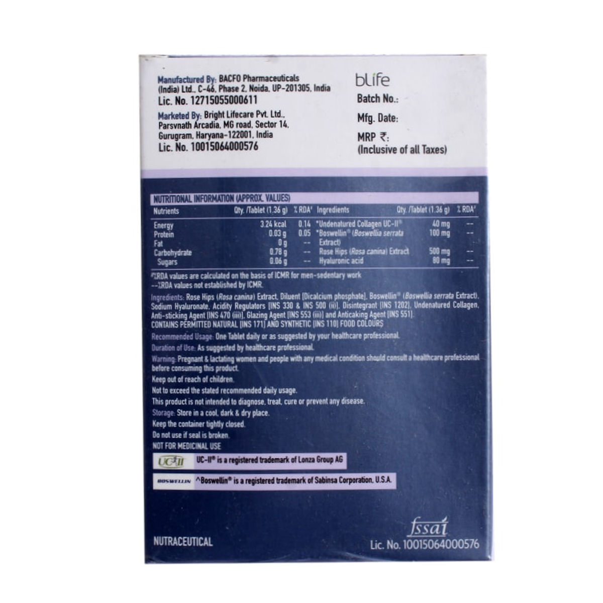 Jointedge CL Tablet 10's Price, Uses, Side Effects, Composition ...