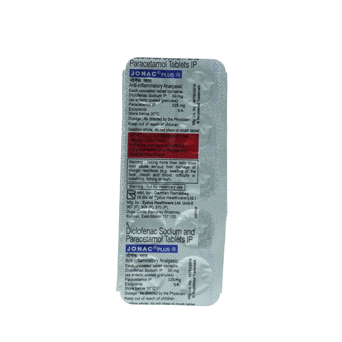 Jonac Plus Tablet | Uses, Side Effects, Price | Apollo Pharmacy