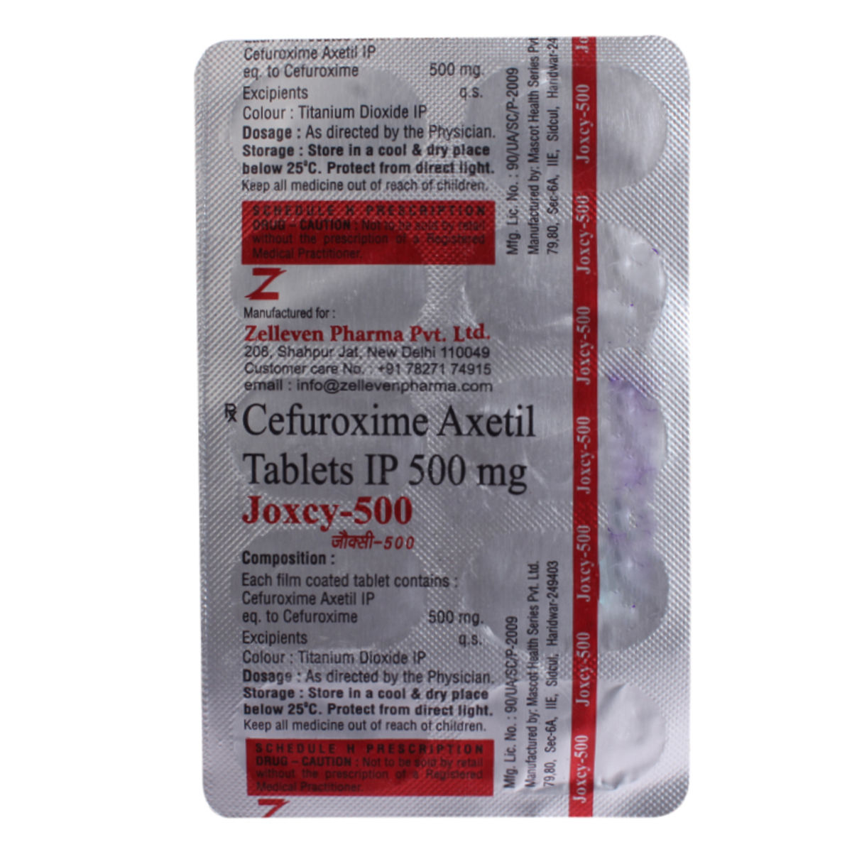 Joxcy 500 Capsule 10's Price, Uses, Side Effects, Composition - Apollo ...