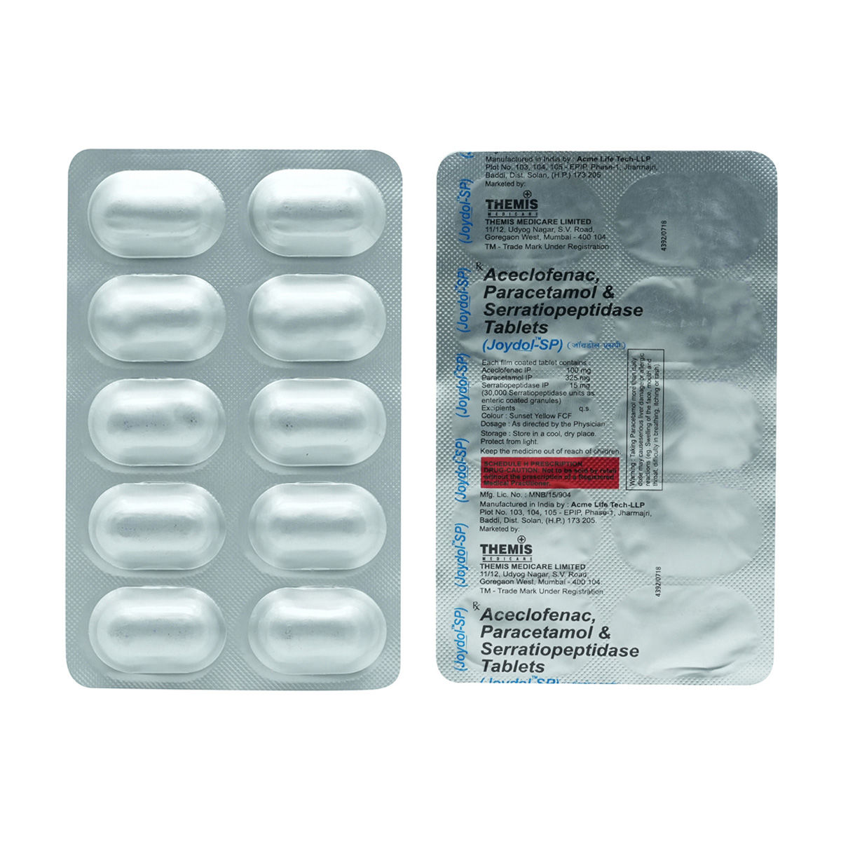 Joydol-SP Tablet 10's Price, Uses, Side Effects, Composition - Apollo ...