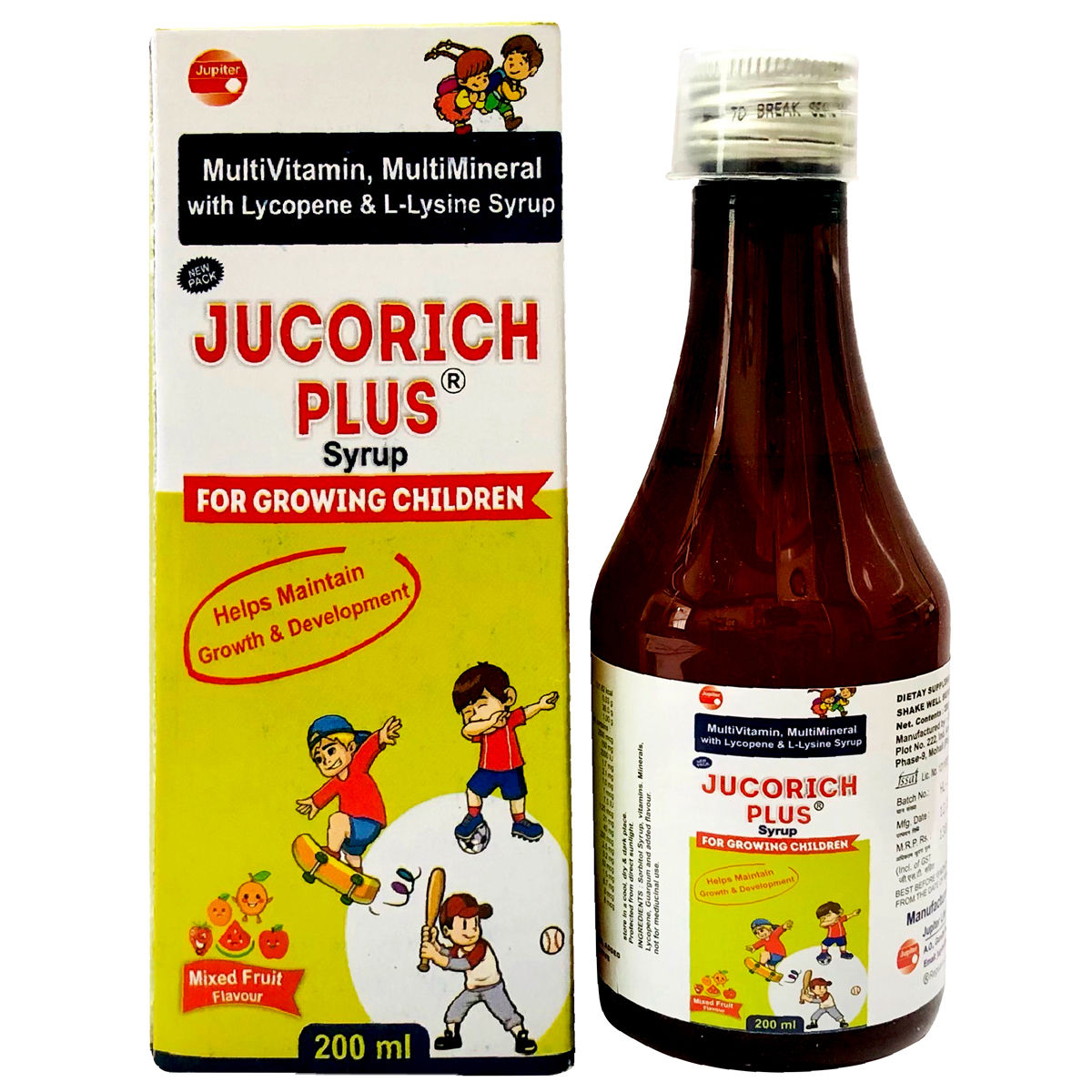 Jucorich Plus Syrup | Uses, Side Effects, Price | Apollo Pharmacy