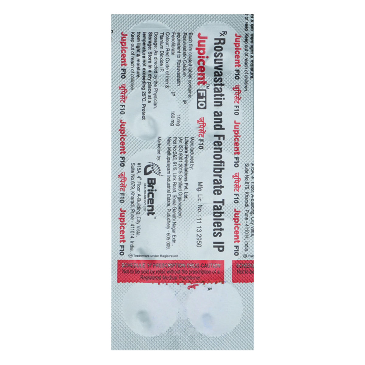Jupicent F10 Tablet | Uses, Side Effects, Price | Apollo Pharmacy