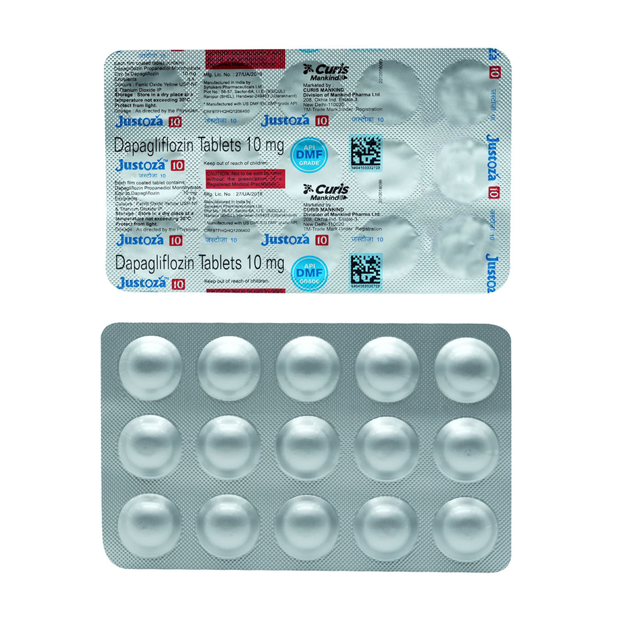 Justoza 10 Tablet 15's Price, Uses, Side Effects, Composition - Apollo ...