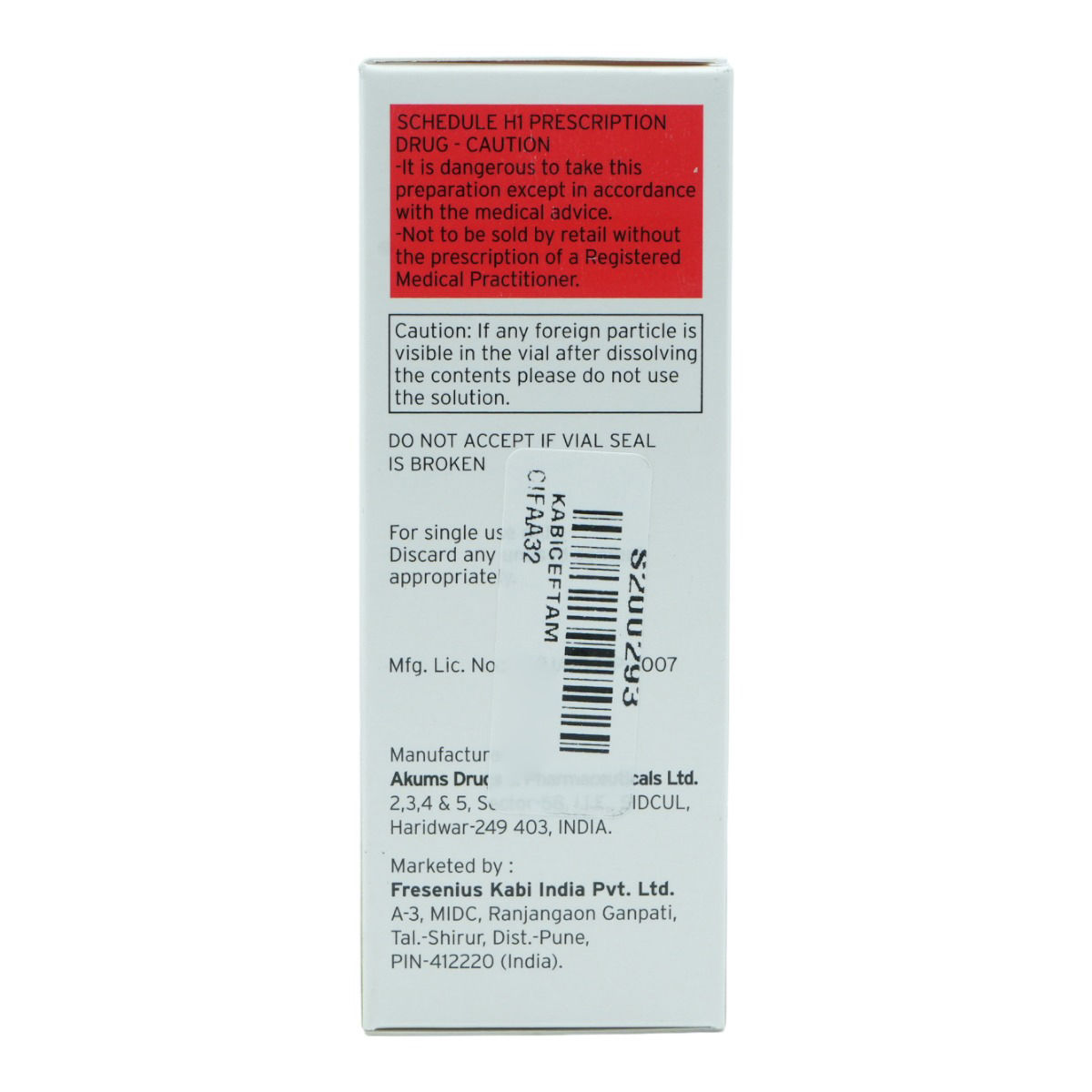 Kabiceftam 1.5Gm Inj Price, Uses, Side Effects, Composition - Apollo ...