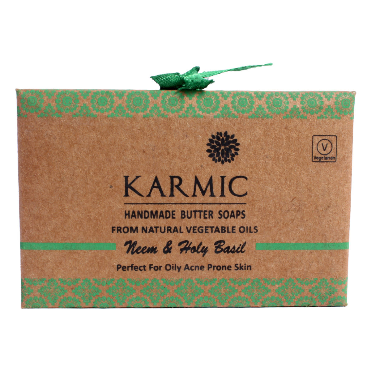 Buy Karmic Neem & Holy Basil Handmade Butter Soap 125 gm | 19 Minutes ...