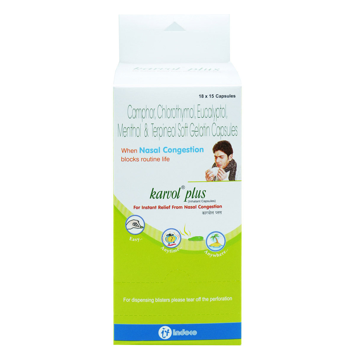 Karvol Plus Softgel Inhalant Capsule 15's | Uses, Side Effects, Price ...