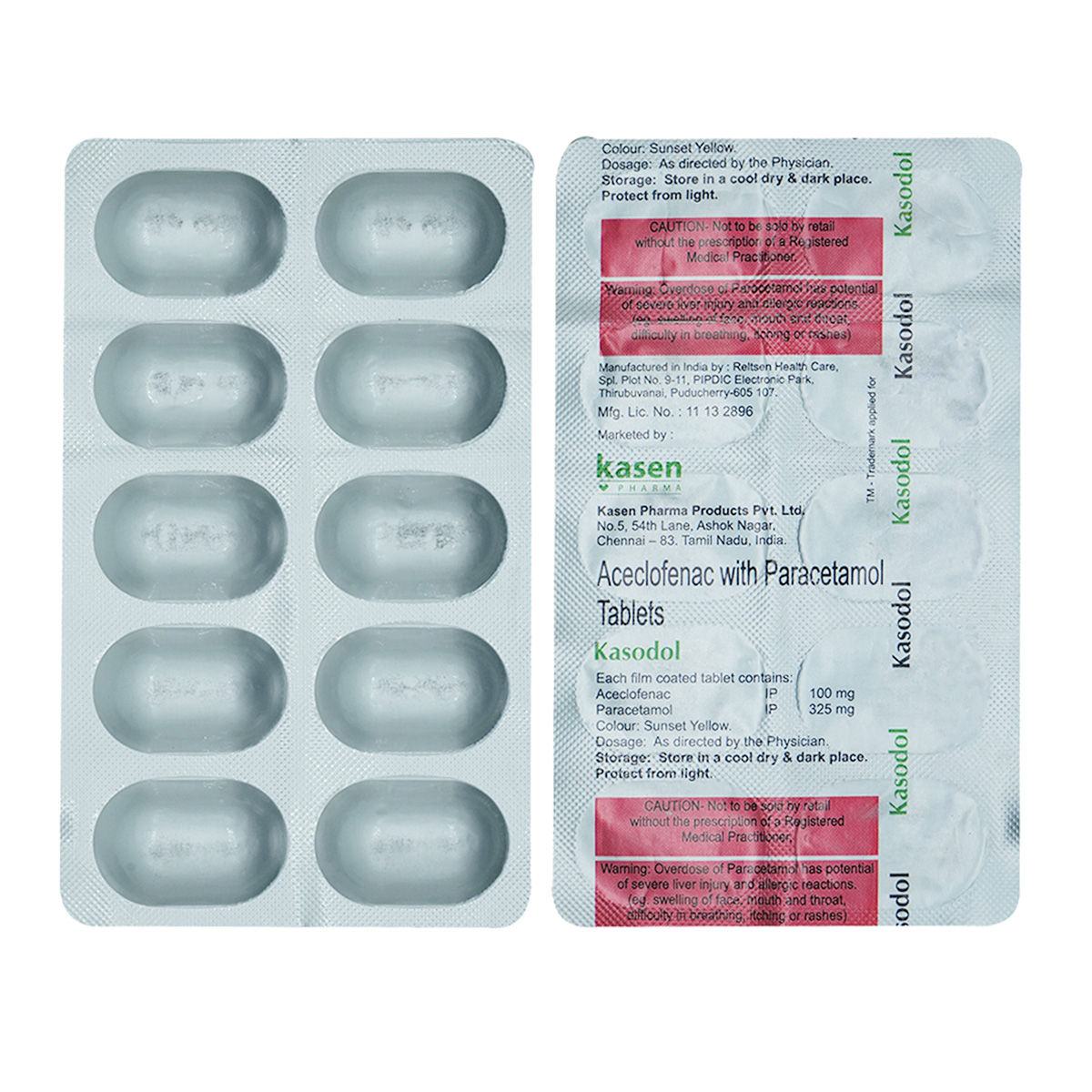 Kasodol Tablet 10's Price, Uses, Side Effects, Composition - Apollo ...