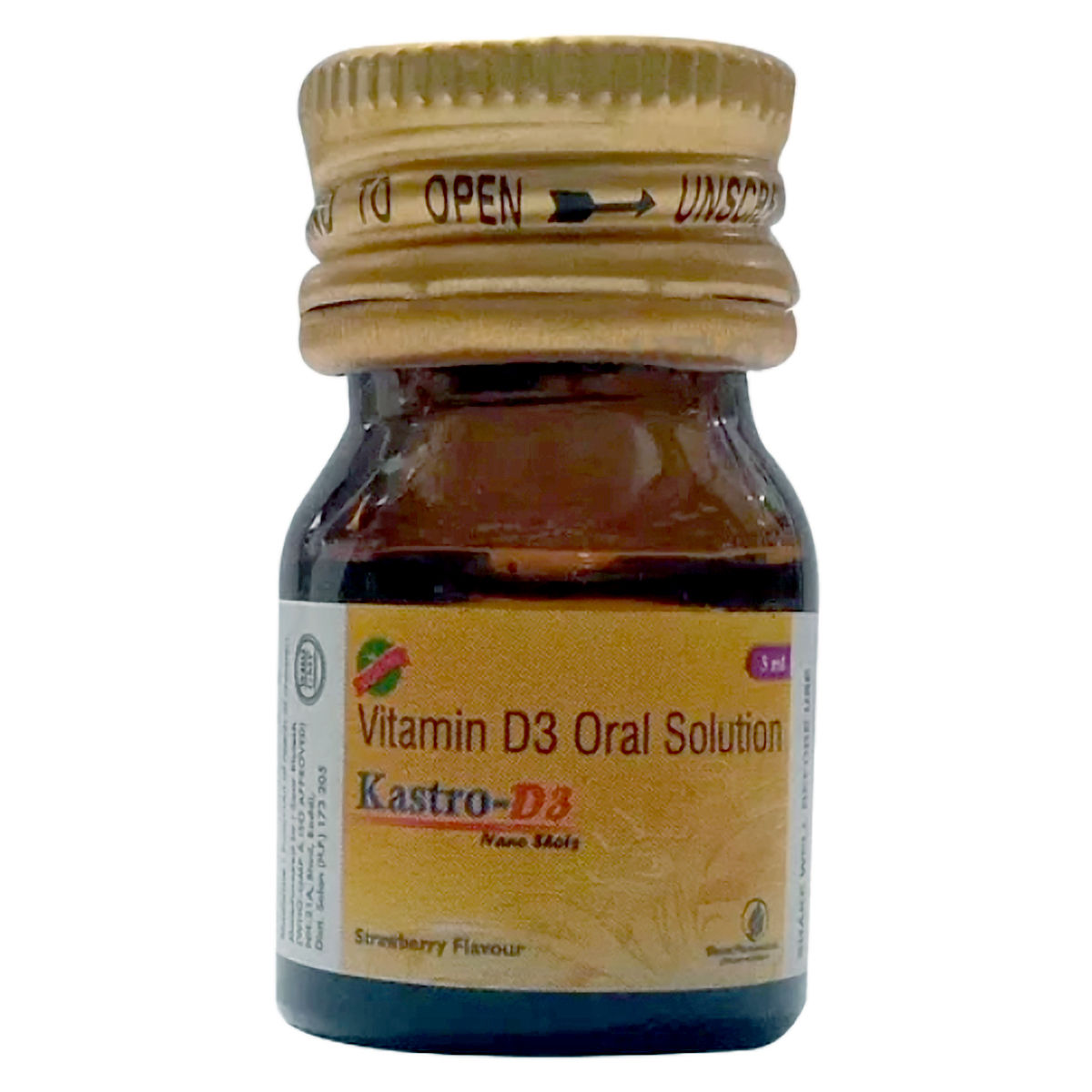 Kastro-D3 60K Sugar Free Butterscotch Flavour Oral Solution 5 ml | Uses ...
