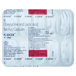 K Dox 100/5 Capsule | Uses, Side Effects, Price | Apollo Pharmacy