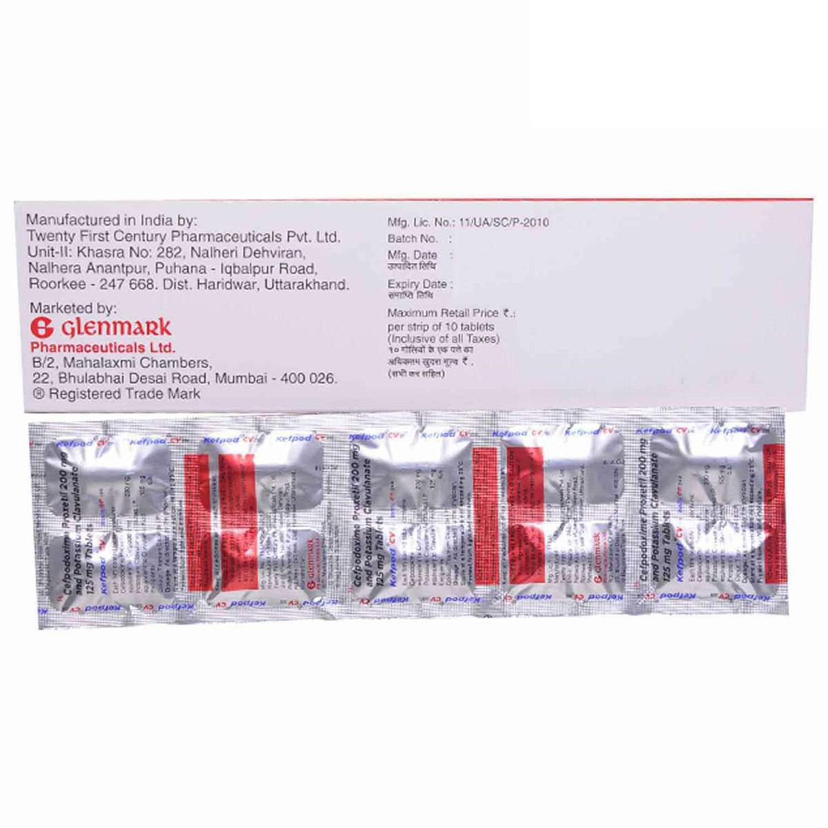 Kefpod CV 200 Tablet | Uses, Side Effects, Price | Apollo Pharmacy