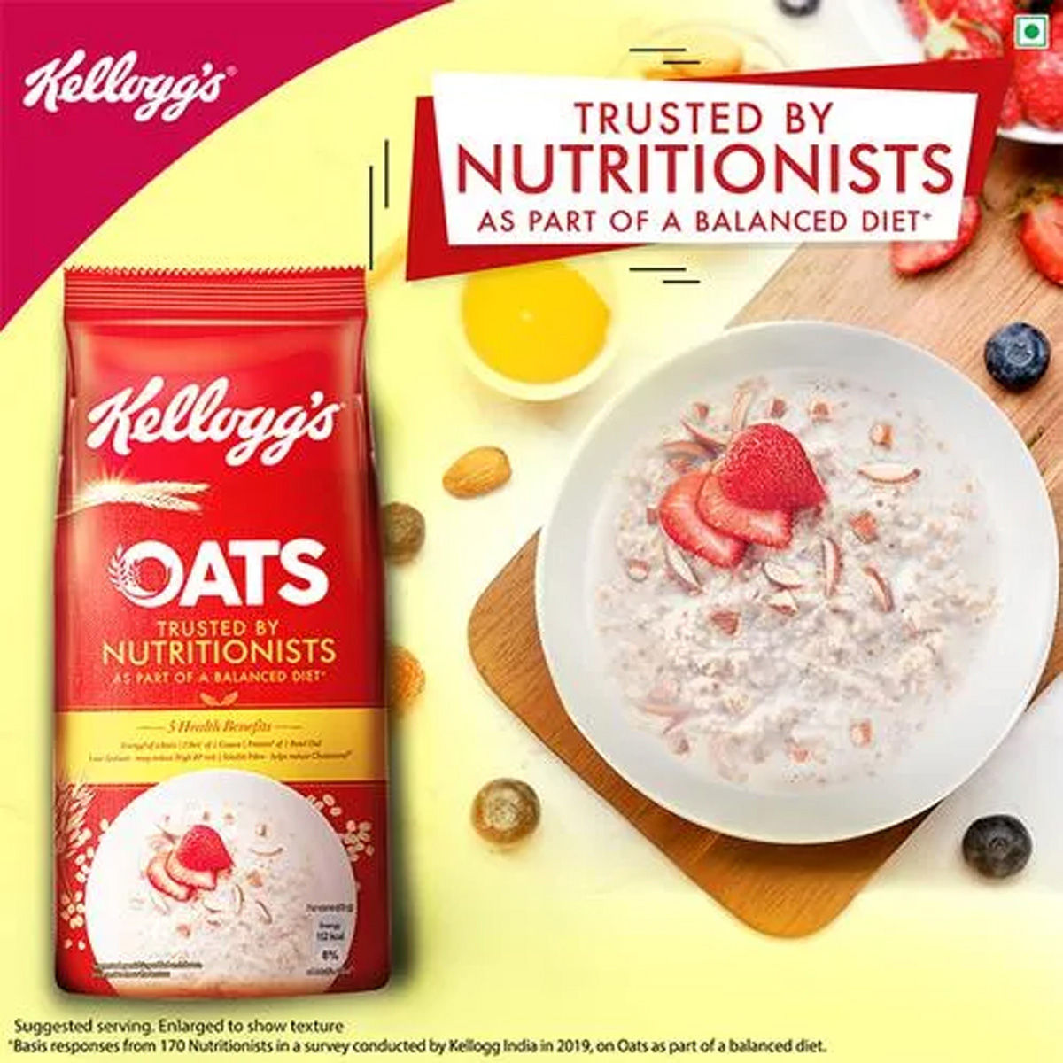 Kellogg's Oats, 200 gm Price, Uses, Side Effects, Composition - Apollo ...