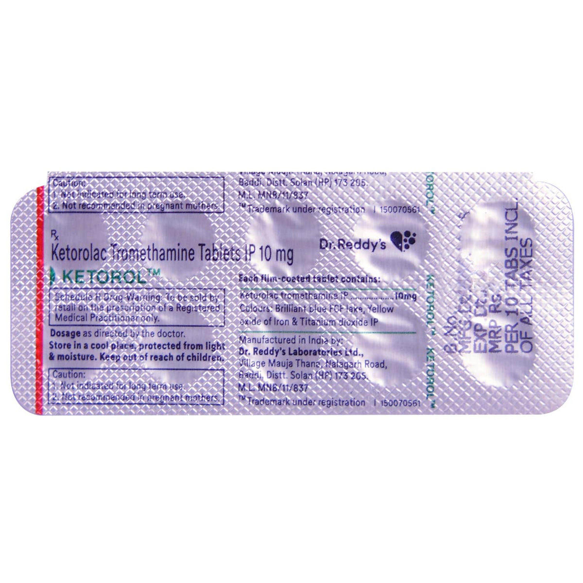 Ketorol 10 Tablet | Uses, Side Effects, Price | Apollo Pharmacy
