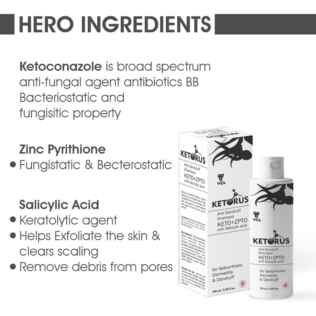 Ketorus Anti Dandruff Shampoo | Uses, Side Effects, Price | Apollo Pharmacy