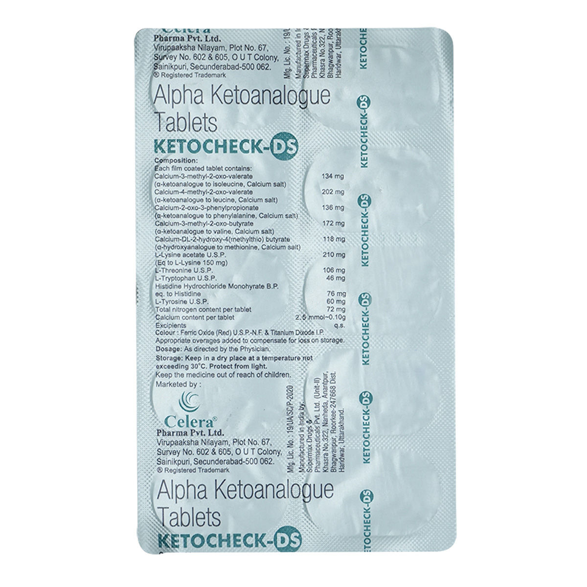 Ketocheck DS Tablet 10's Price, Uses, Side Effects, Composition ...