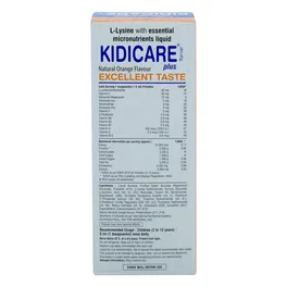 Buy Kidicare Plus Orange Syrup | 19 Minutes Delivery | Apollo Pharmacy