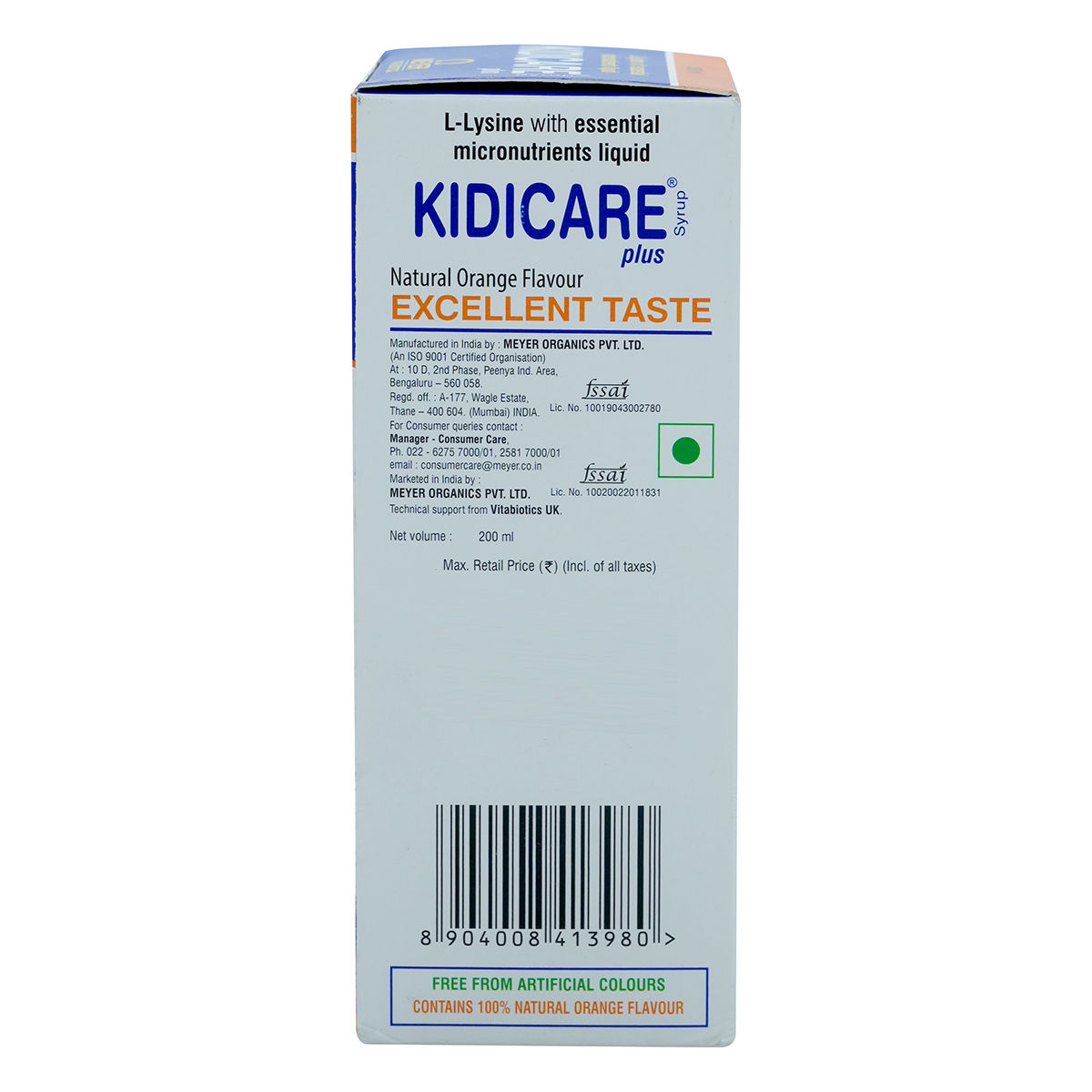 Kidicare Plus Orange Syrup | Uses, Side Effects, Price | Apollo Pharmacy