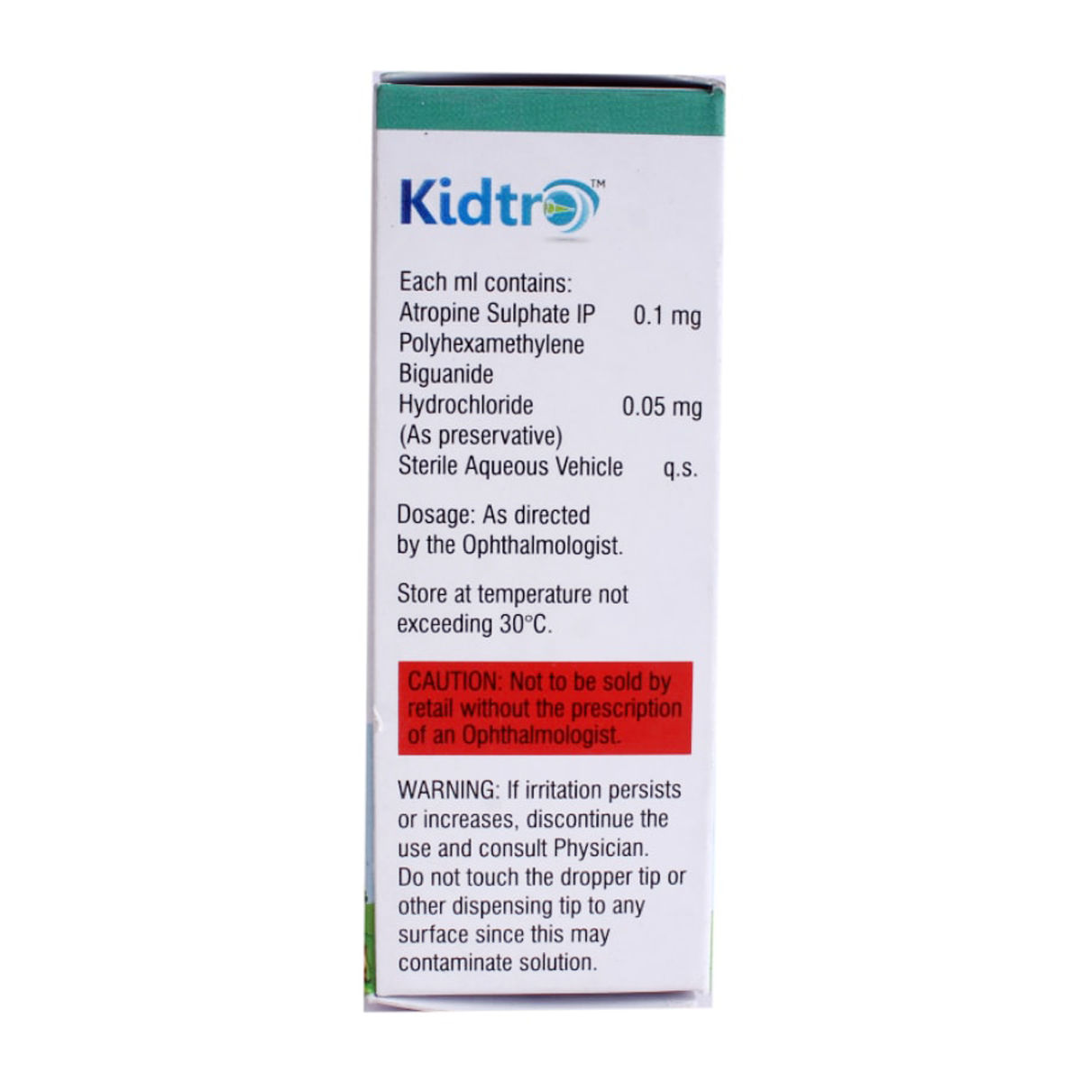 KIDTRO 0.1 EYE DROPS 5ML Price, Uses, Side Effects, Composition ...