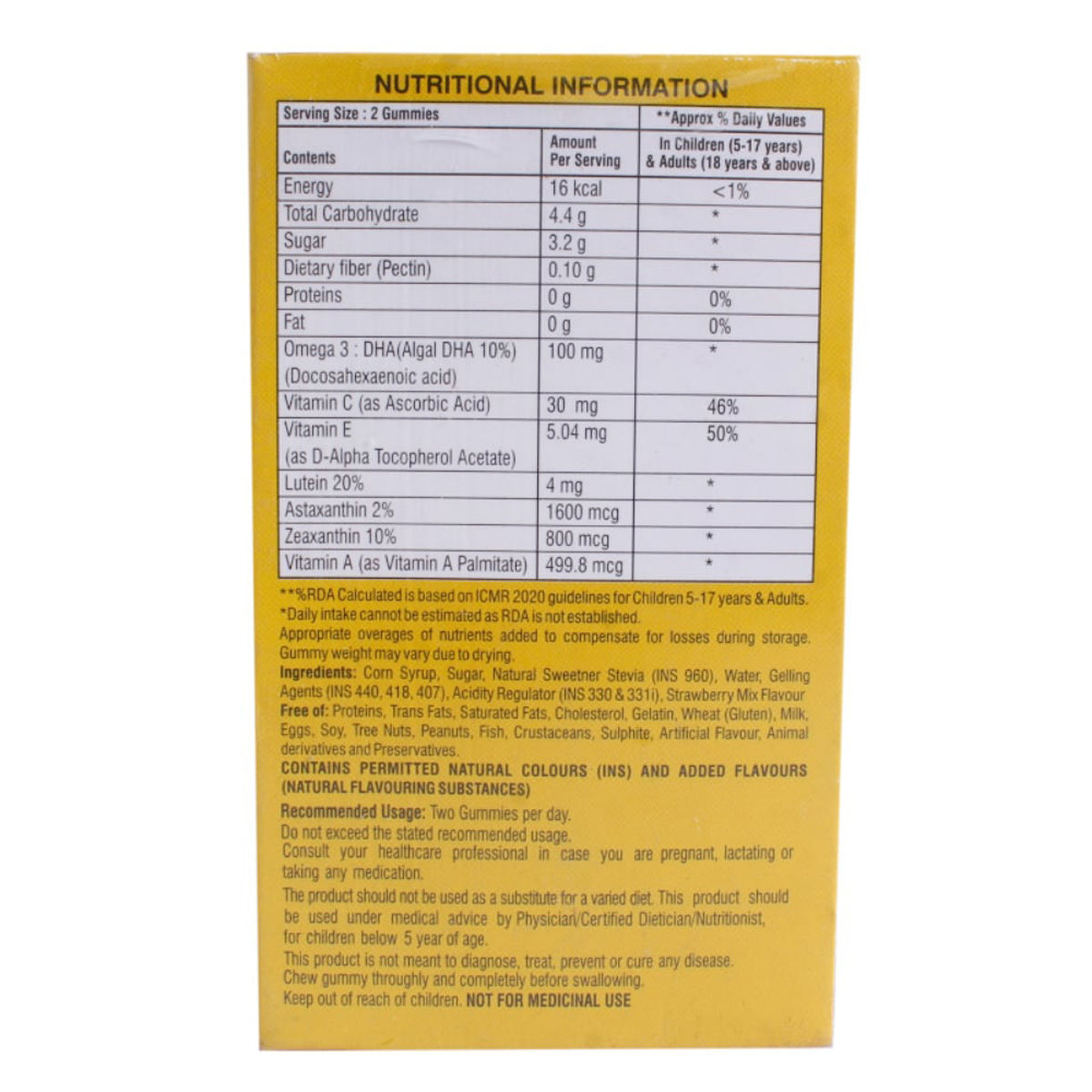 Kinder Woods G/F Gummies 30's Price, Uses, Side Effects, Composition ...