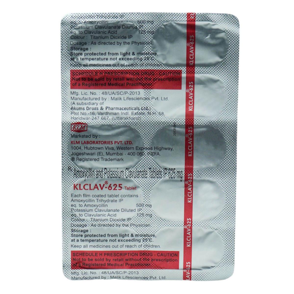 Klclav-625 Tablet | Uses, Side Effects, Price | Apollo Pharmacy