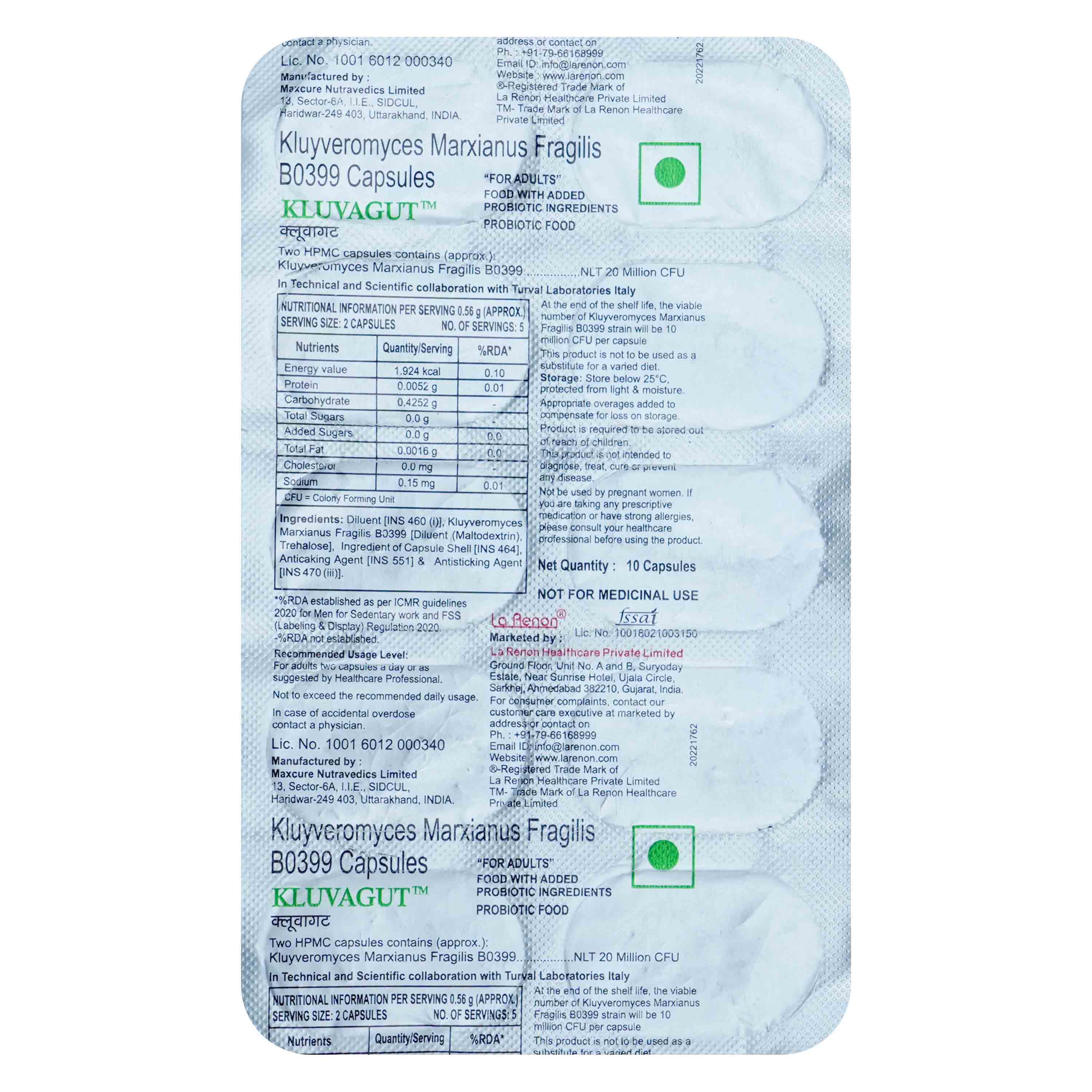 Buy Kluvagut Capsule | 19 Minutes Delivery | Apollo Pharmacy