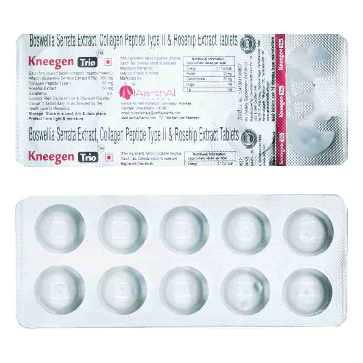 Kneegen Trio Tablet | Uses, Side Effects, Price | Apollo Pharmacy