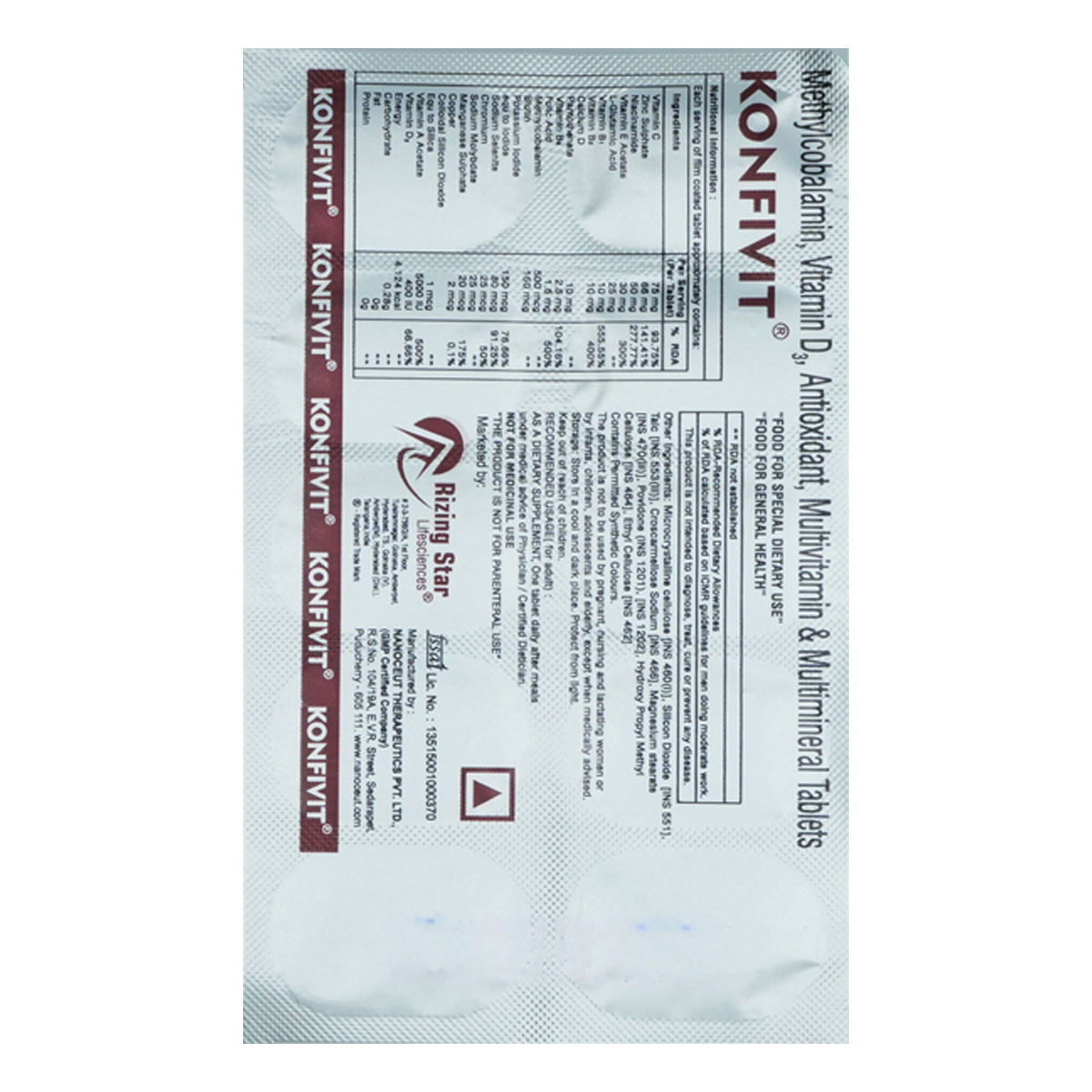 Konfivit Tablet | Uses, Side Effects, Price | Apollo Pharmacy