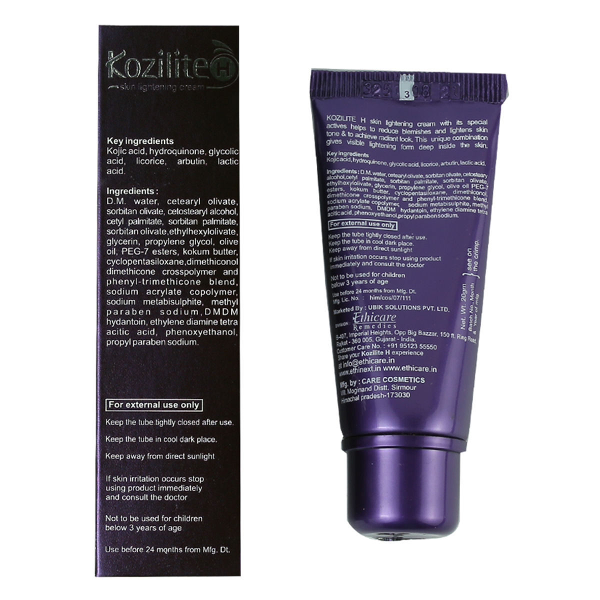 Kozilite H Cream 20 gm Price, Uses, Side Effects, Composition - Apollo ...