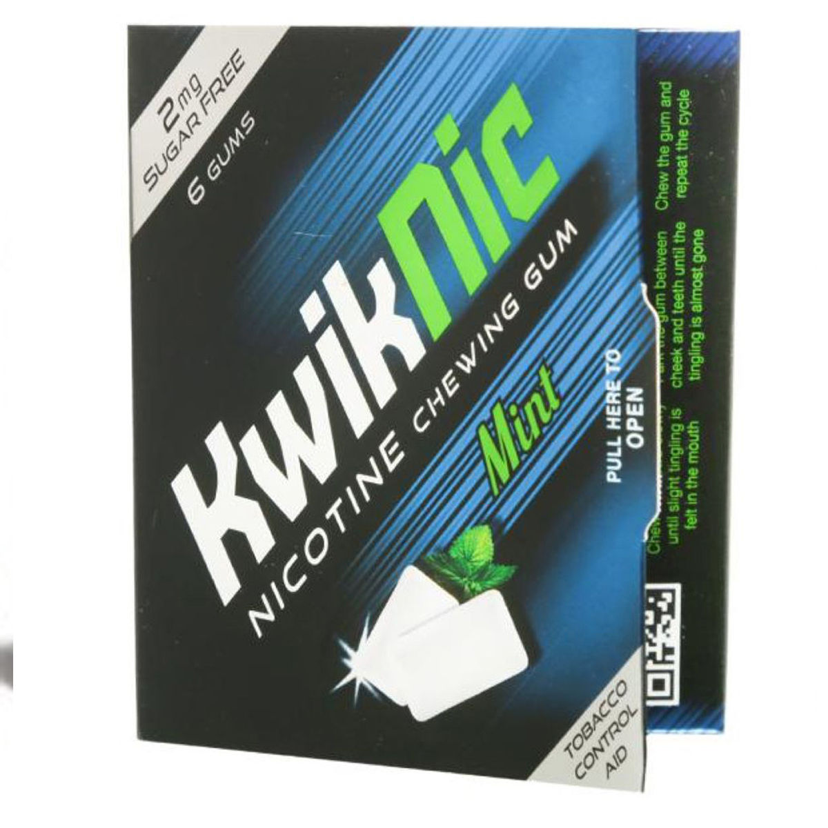 Buy Kwiknic Nicotine 2 mg Mint Flavour, 6 Chewing Gum | 19 Minutes ...