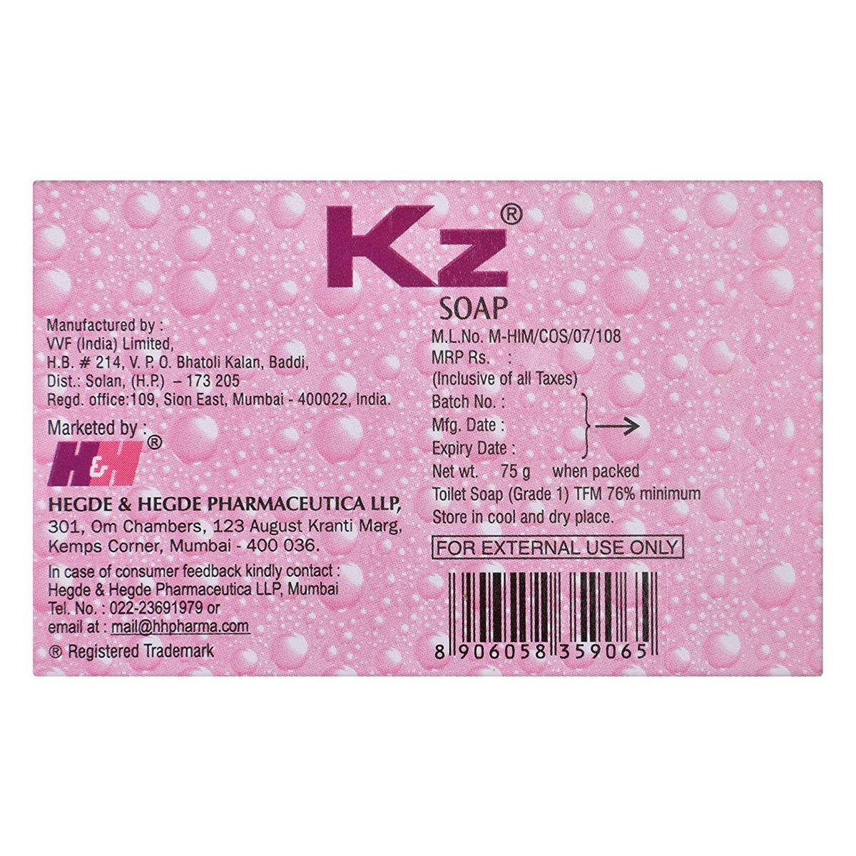 Kz Soap, 75 gm Price, Uses, Side Effects, Composition - Apollo Pharmacy