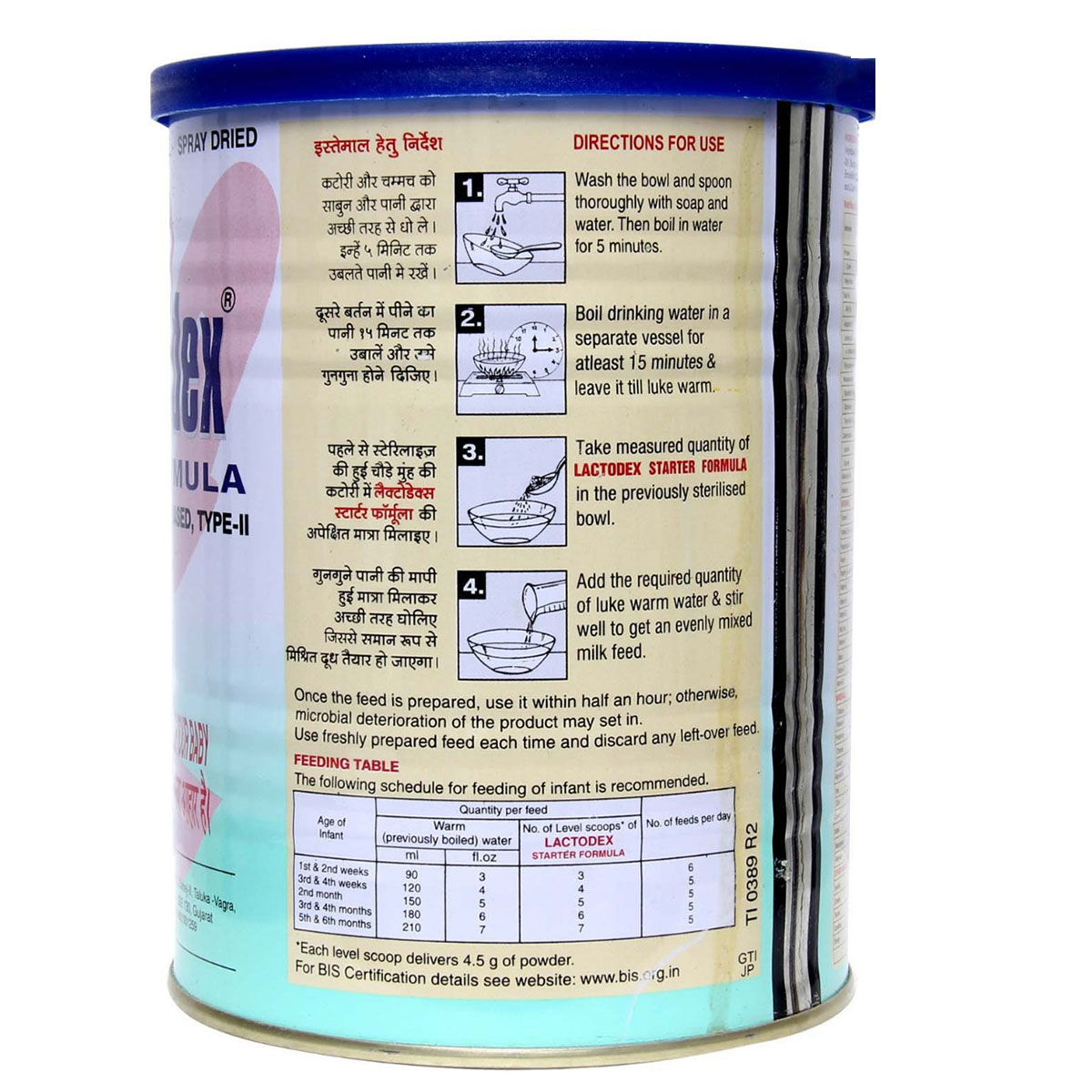 Buy Lactodex Starter Formula Stage 1 Powder for Up to 6 Months, 500 gm ...