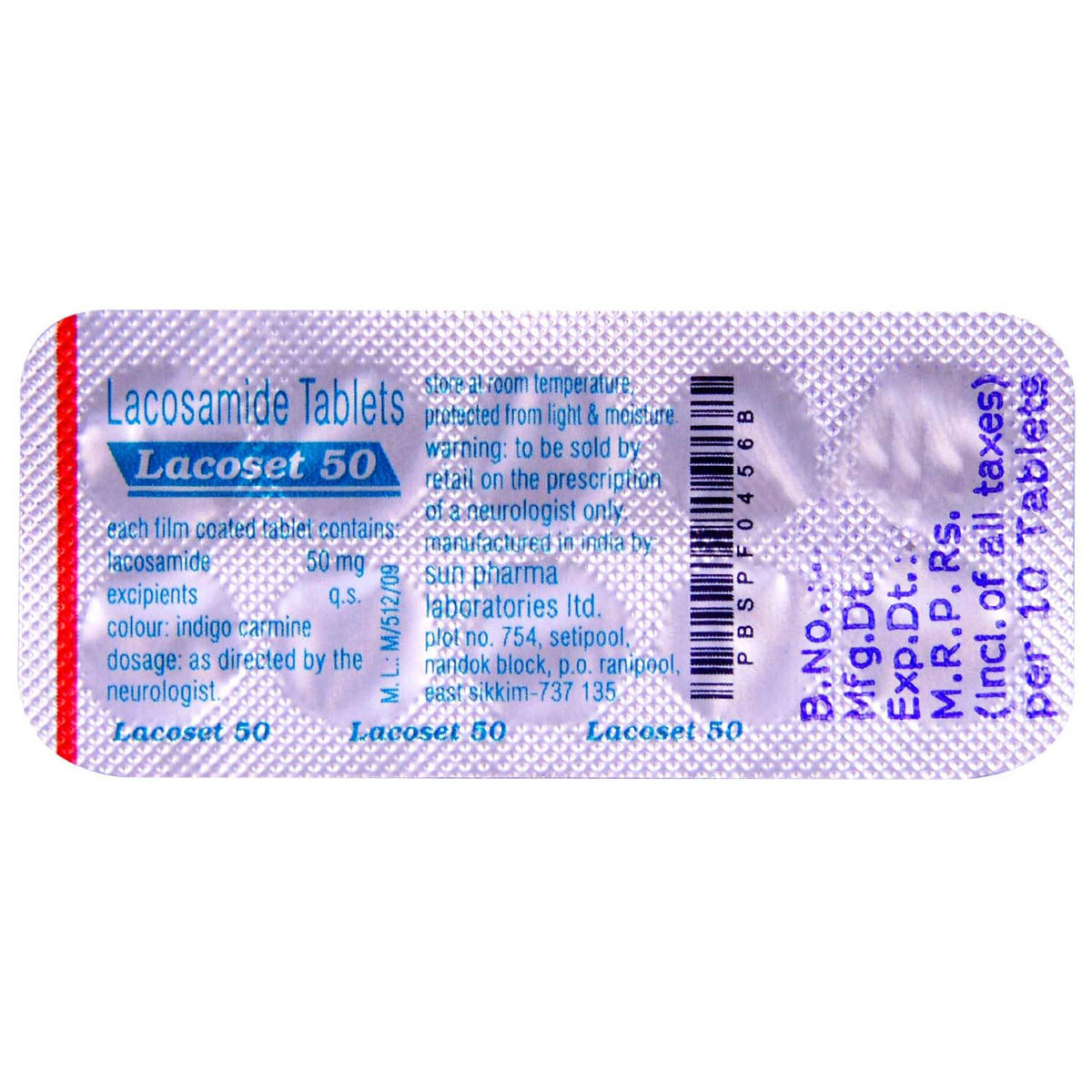 Lacoset 50 Tablet 10's Price, Uses, Side Effects, Composition - Apollo ...