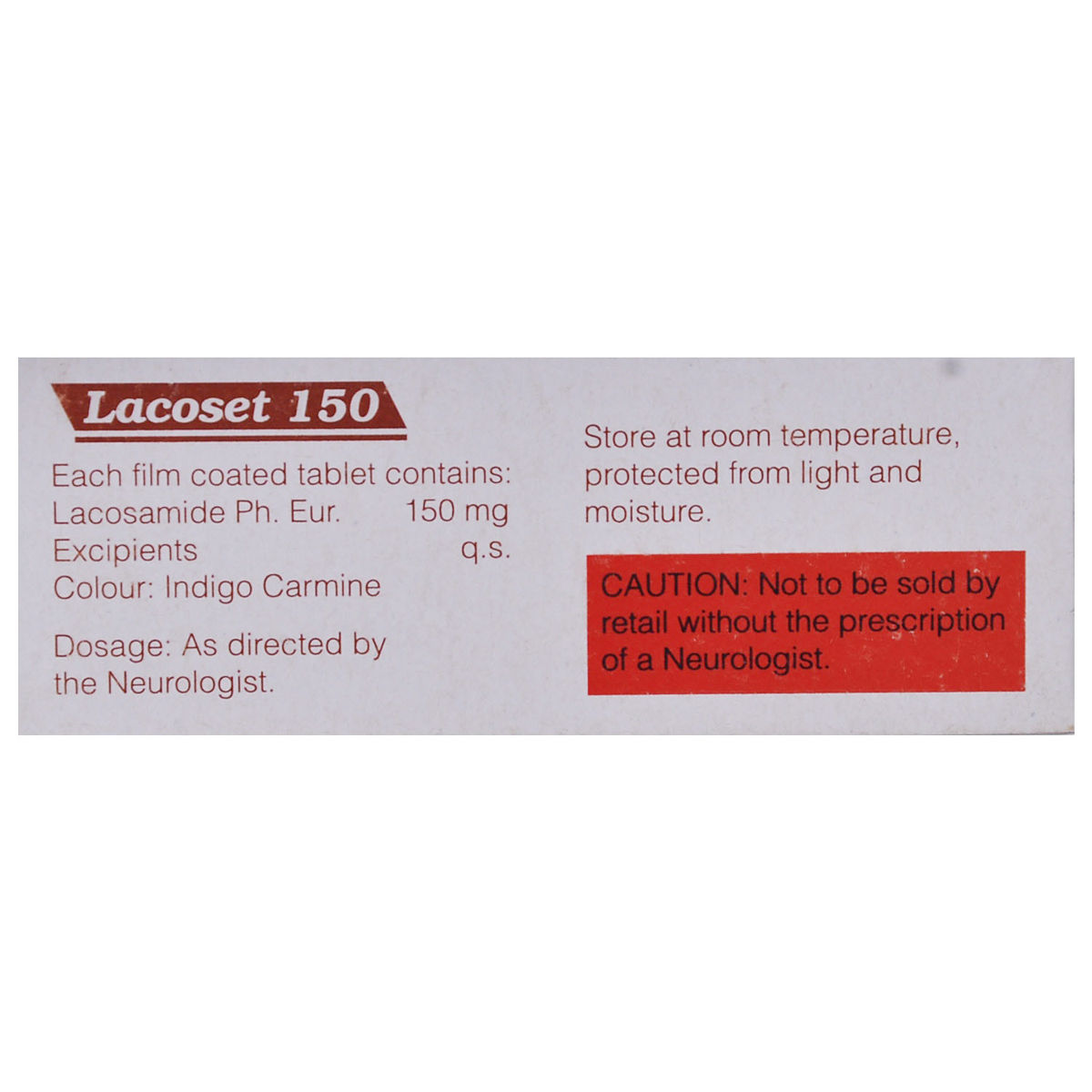 Lacoset 150 Tablet | Uses, Side Effects, Price | Apollo Pharmacy