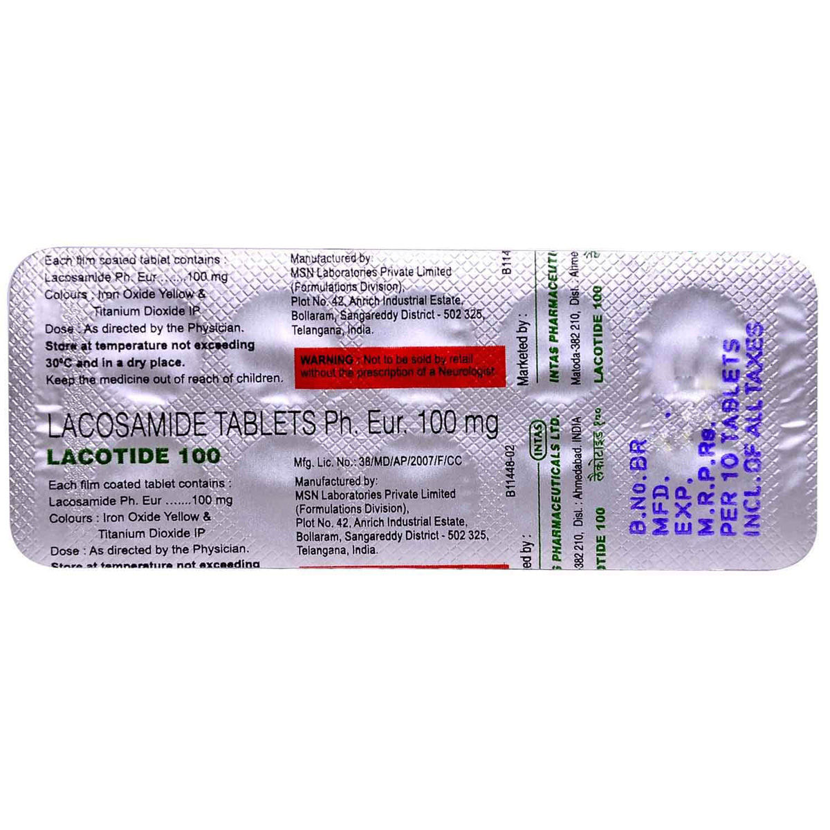 Lacotide 100 Tablet | Uses, Side Effects, Price | Apollo Pharmacy