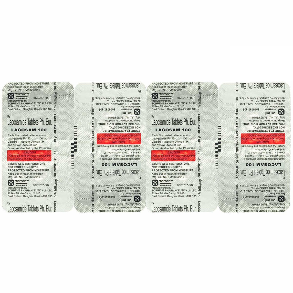 Lacosam 100 Tablet 15's Price, Uses, Side Effects, Composition - Apollo ...