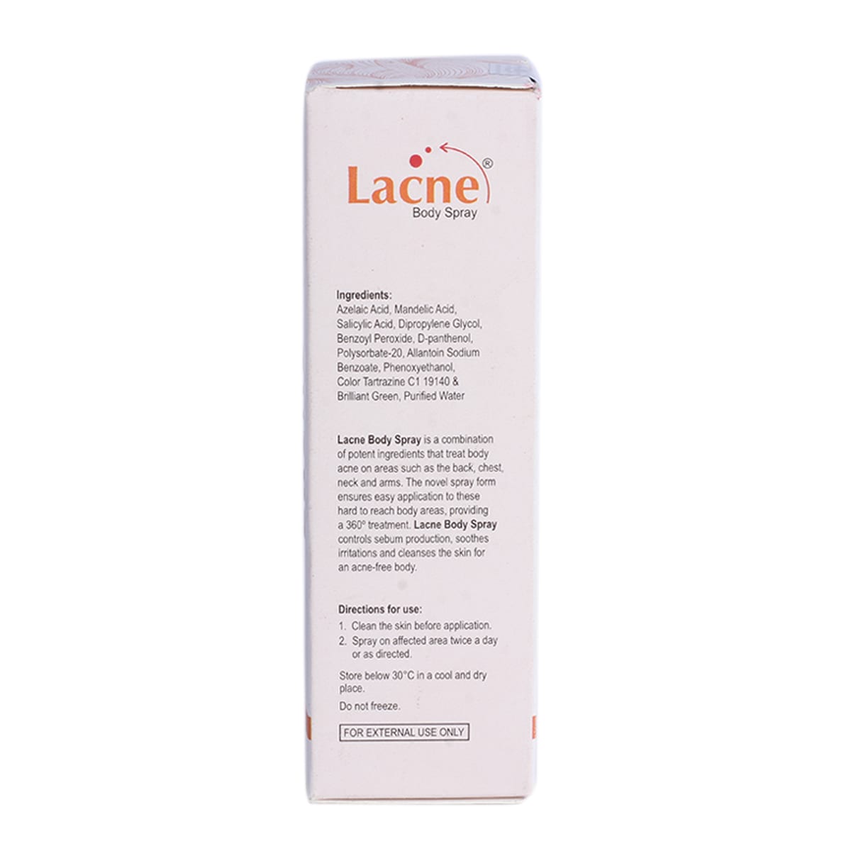 Buy Lacne 360 Acne Treatment Body Spray, 50 ml | 19 Minutes Delivery ...