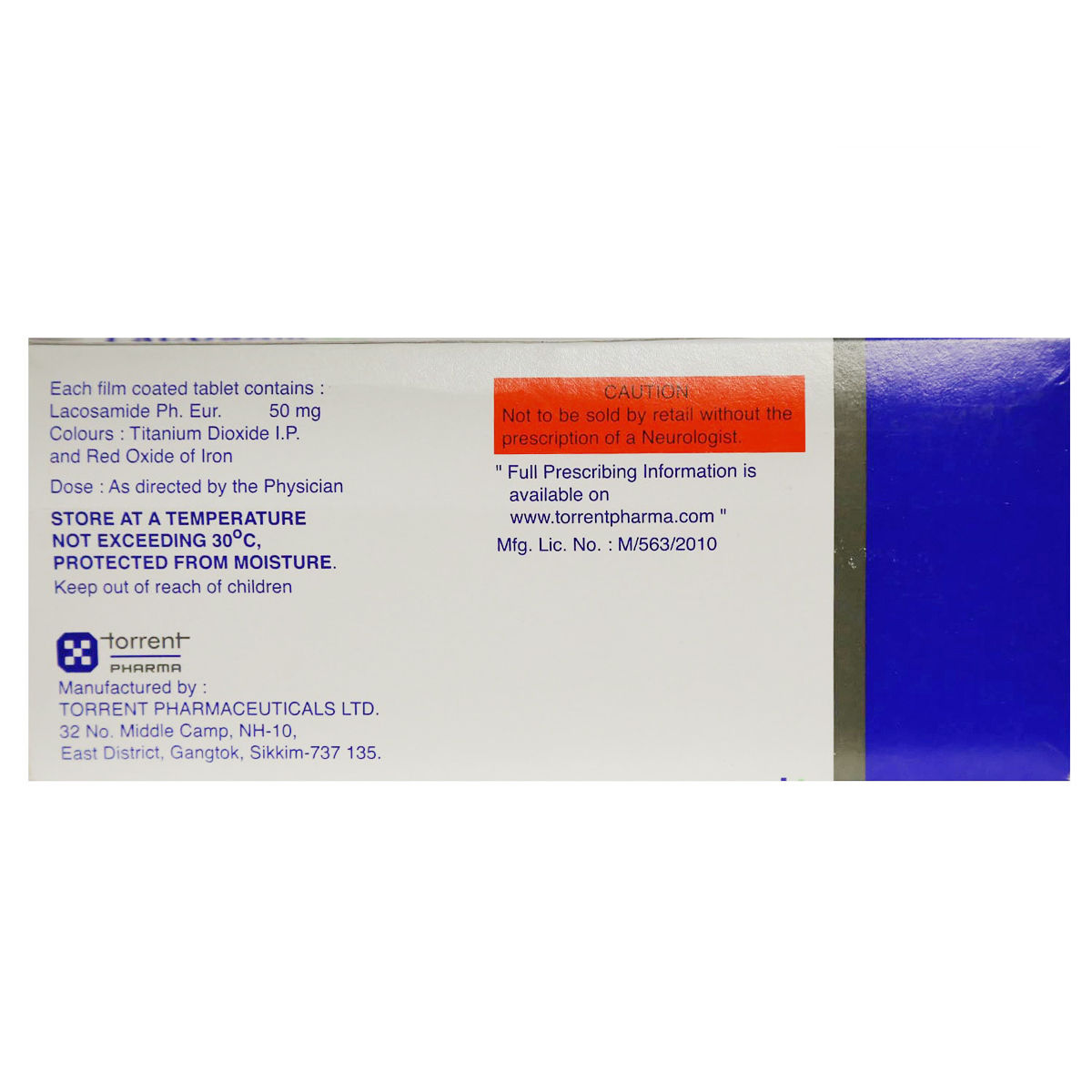 Lacosam 50 Tablet | Uses, Side Effects, Price | Apollo Pharmacy