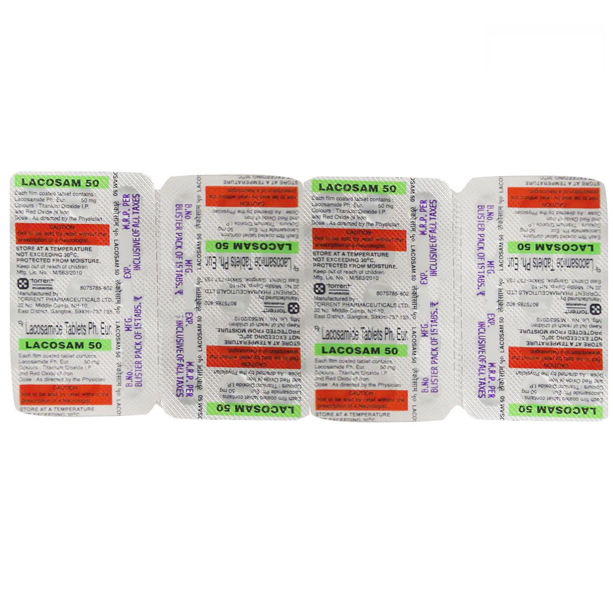 Lacosam 50 Tablet | Uses, Side Effects, Price | Apollo Pharmacy