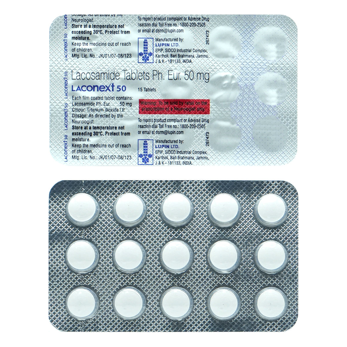 Laconext 50 Tablet | Uses, Side Effects, Price | Apollo Pharmacy